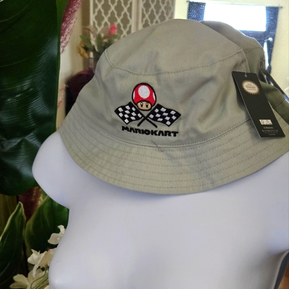 Nintendo | Accessories | New Super Mario Toad Kids Bucket Hat | Poshmark